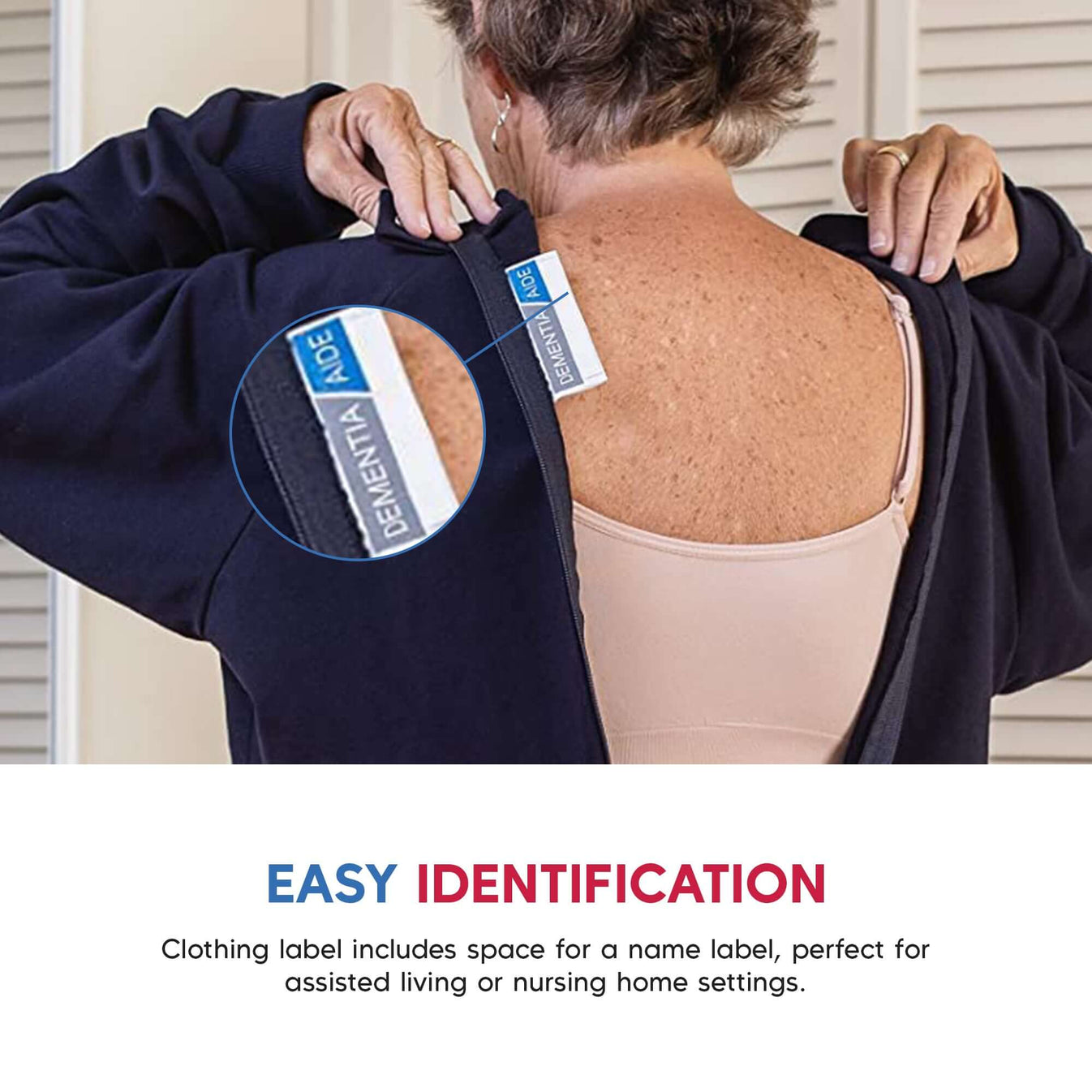 Anti-strip Back-Zip Jumpsuit for Alzheimer’s & Dementia – Dementia Aide